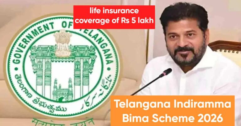 Telangana Indiramma Bima Scheme 2026:check eligibility, benefits - PM Yogi